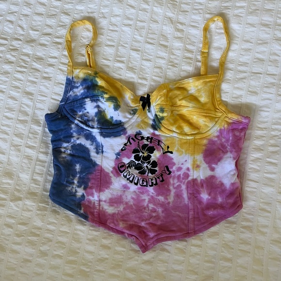 omighty | Tops | Omighty Fairyland Corset In Hawaiian | Poshmark